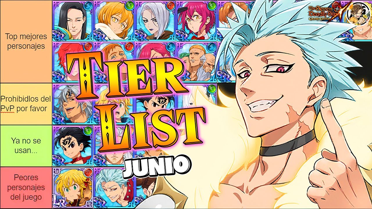 ESTOS SON los MEJORES PERSONAJES de 7DS ACTUALMENTE?! | TIER LIST ...