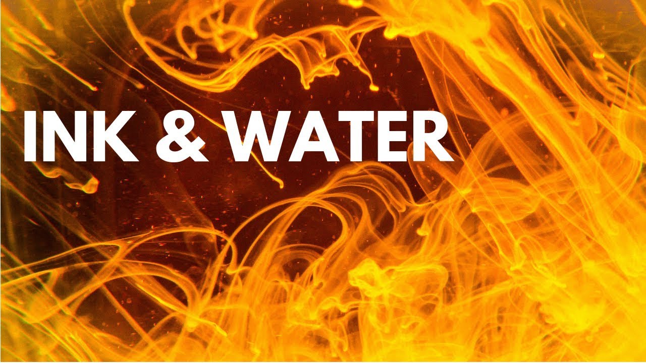 INK IN MOTION | Hypnotic Ink | Ink in Water Background | Ink Drops ...