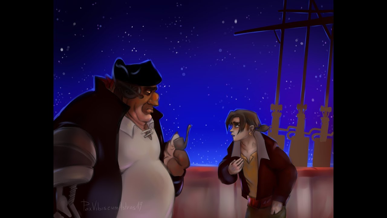 Redraw "Treasure Planet" (Speedpaint ) - YouTube
