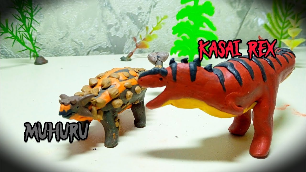 Kasai rex vs Muhuru / Claymotion fight . - YouTube