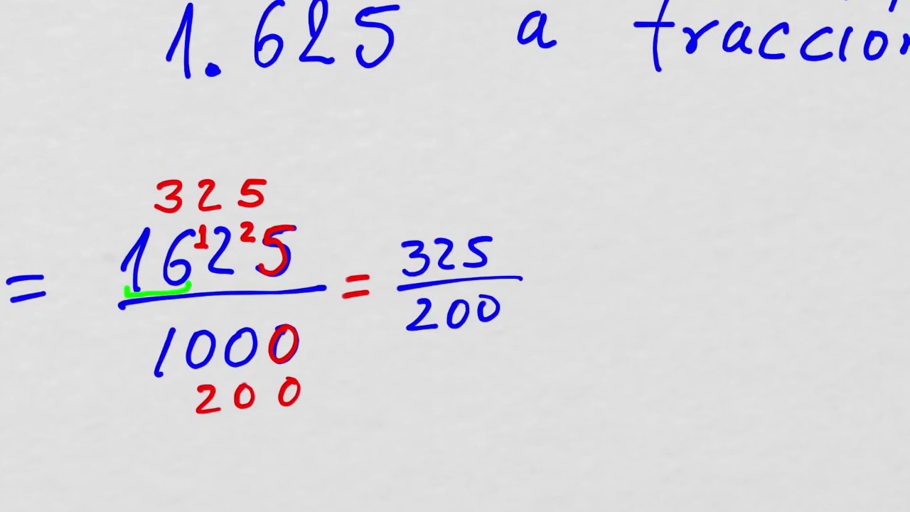Pasó de decimal finito a fracción - YouTube
