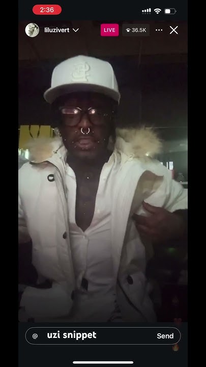 Lil Uzi Vert IG Live Snippet - YouTube