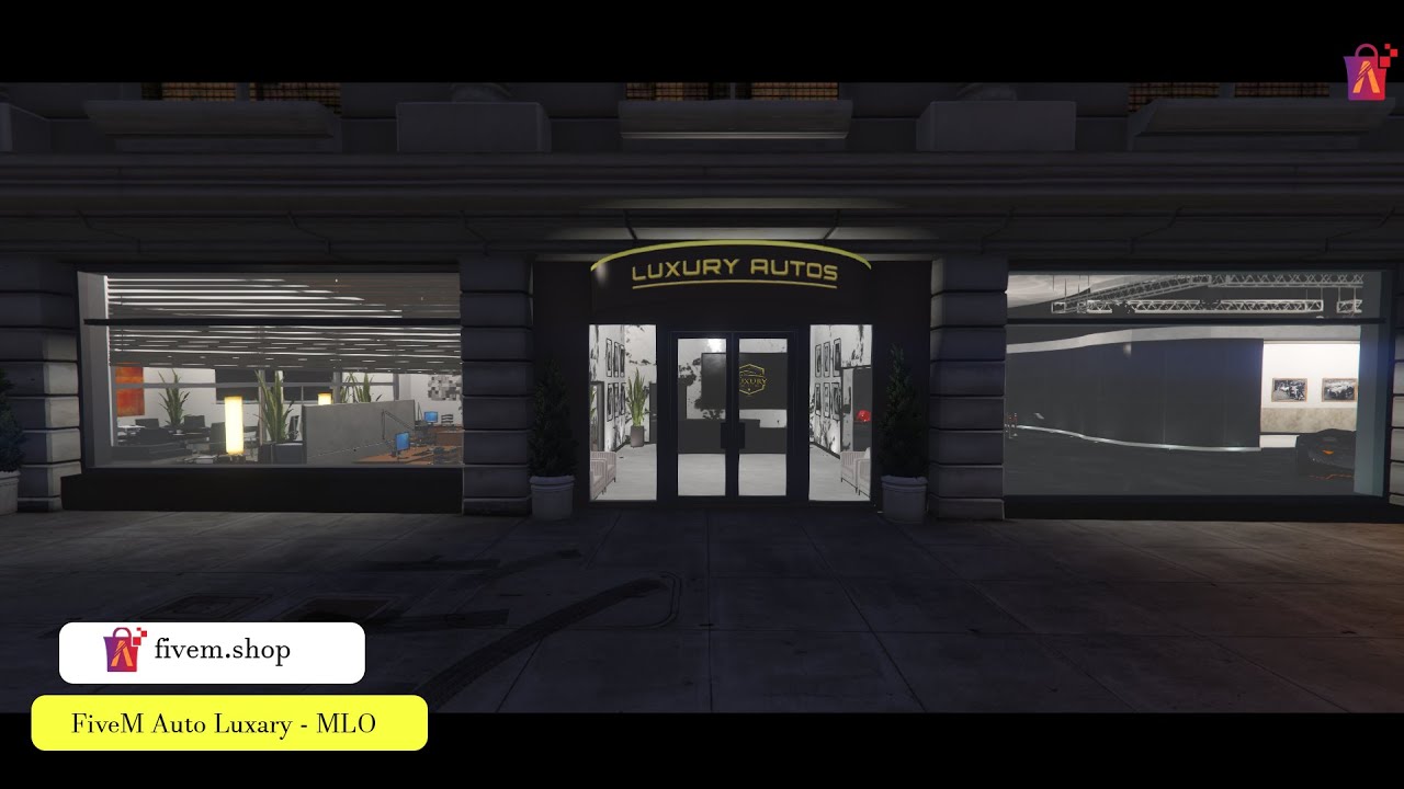FiveM Auto Luxury MLO | FiveM Car Dealership MLO #fivem #dealership ...