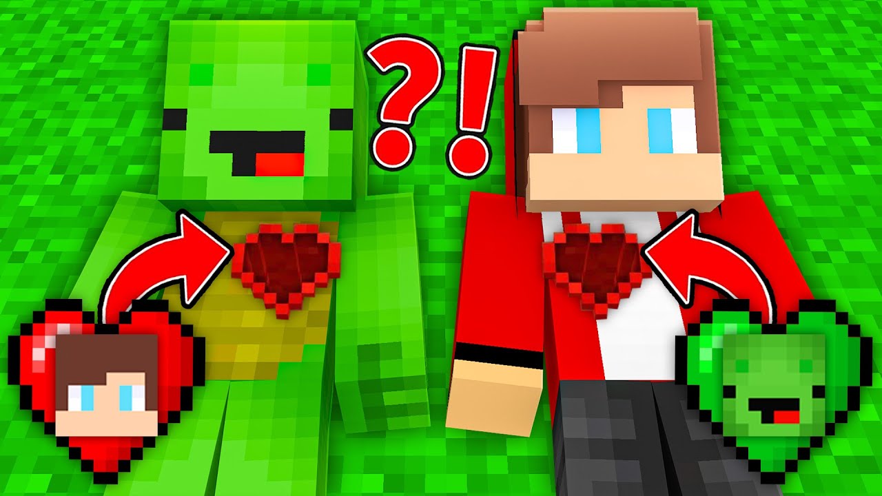 Why Mikey and JJ Do HEART Swap in Minecraft ? - Maizen - YouTube
