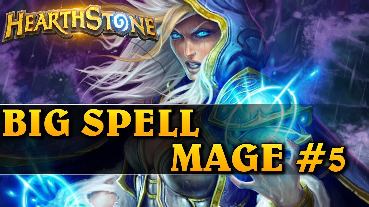 BIG SPELL MAGE #5 - Hearthstone Decks std - YouTube
