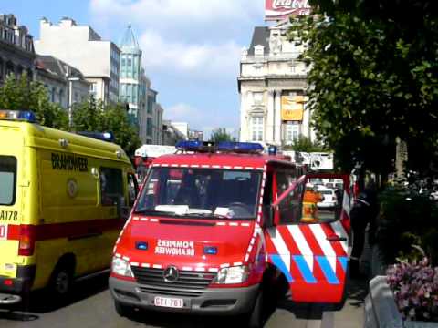 Brandweer Belgie: AL Belgie keert terug naar kazerne Brussel - YouTube