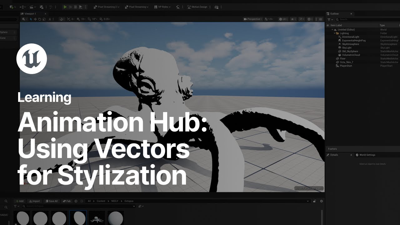 Using Vectors for Stylization | Unreal Engine Animation Hub - YouTube