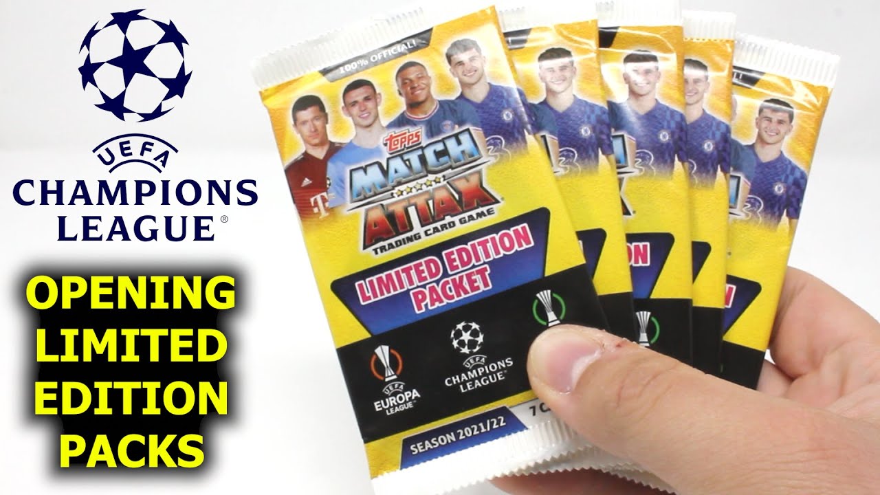 opening *LIMITED EDITION* packs of MATCH ATTAX 21/22 - Mikes Cards and ...