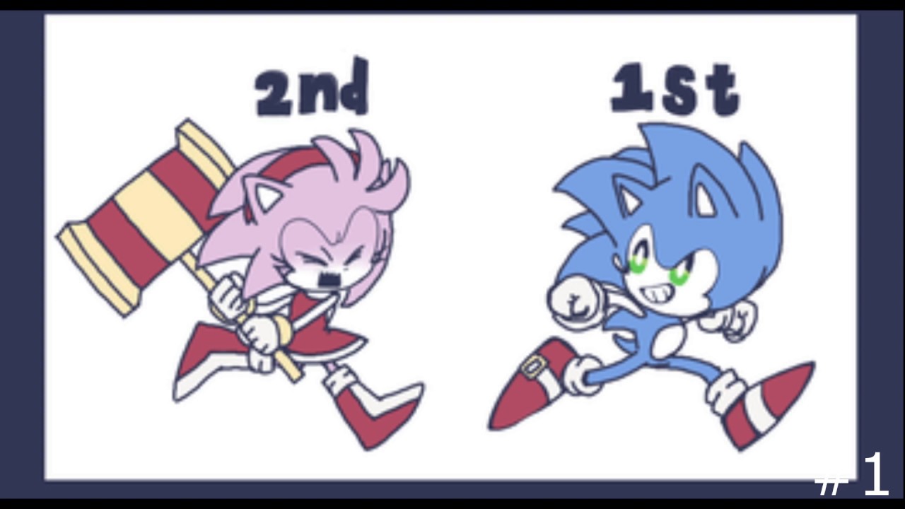Sonamy Week Day 3 Racing 1/2 - 4 Sonamy Comics - YouTube