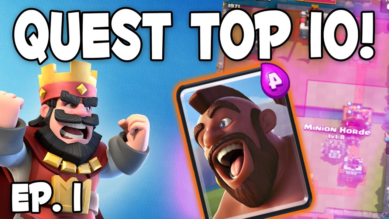 Clash Royale - Quest To Top 10 & Gemming To Max! - Hog Rider OP Ep. 1 ...
