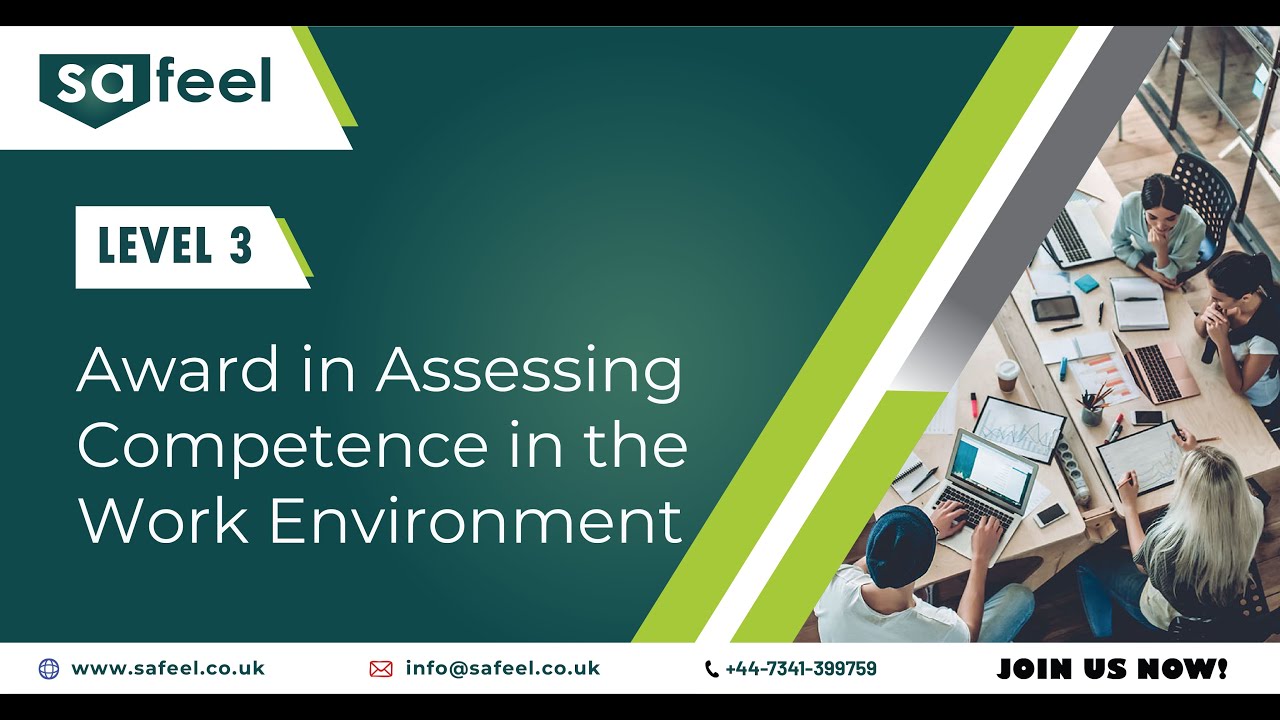 Level 3 Award in Assessing Competence in the Work Environment - YouTube