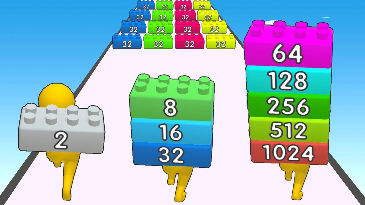 Brick Runner 2048 - All Levels Gameplay Android,ios game Mobile Game ...