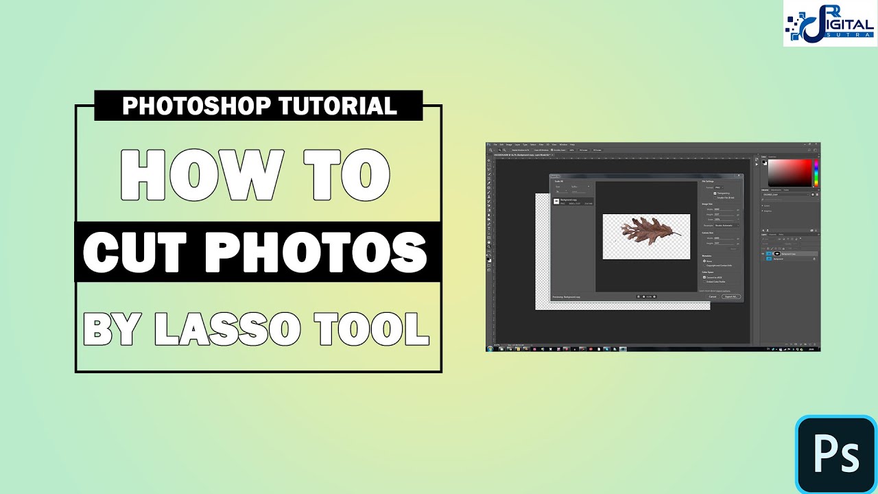 How To Cut Photos By Lasso Tool In Adobe Photoshop Cutting Images By how-to-cut-photos-by-lasso-tool-in-adobe-photoshop-cutting-images-by