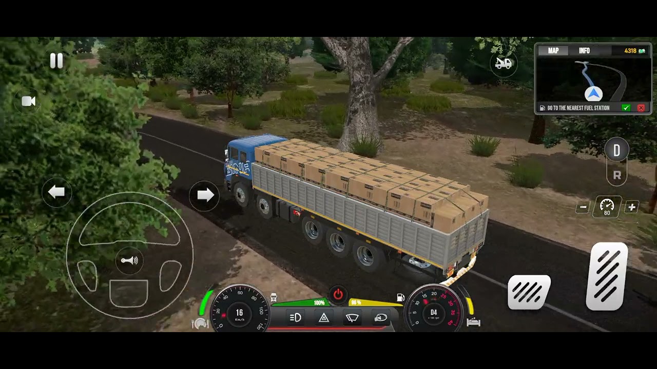 truck trailer simulator game - YouTube