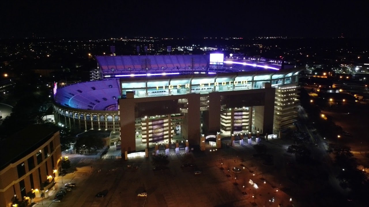 Tiger Stadium night shoot - YouTube