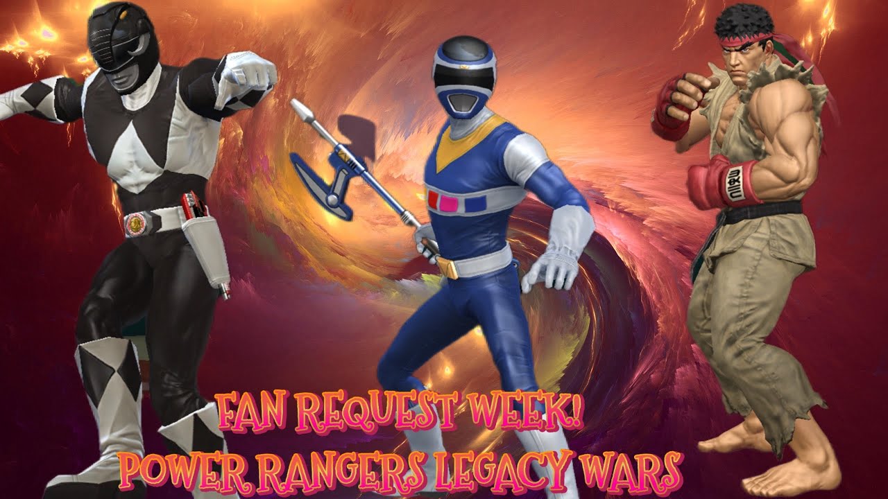 FAN REQUEST WEEK: TJ, ZACK AND RYU! POWER RANGERS LEGACY WARS GAMEPLAY - YouTube