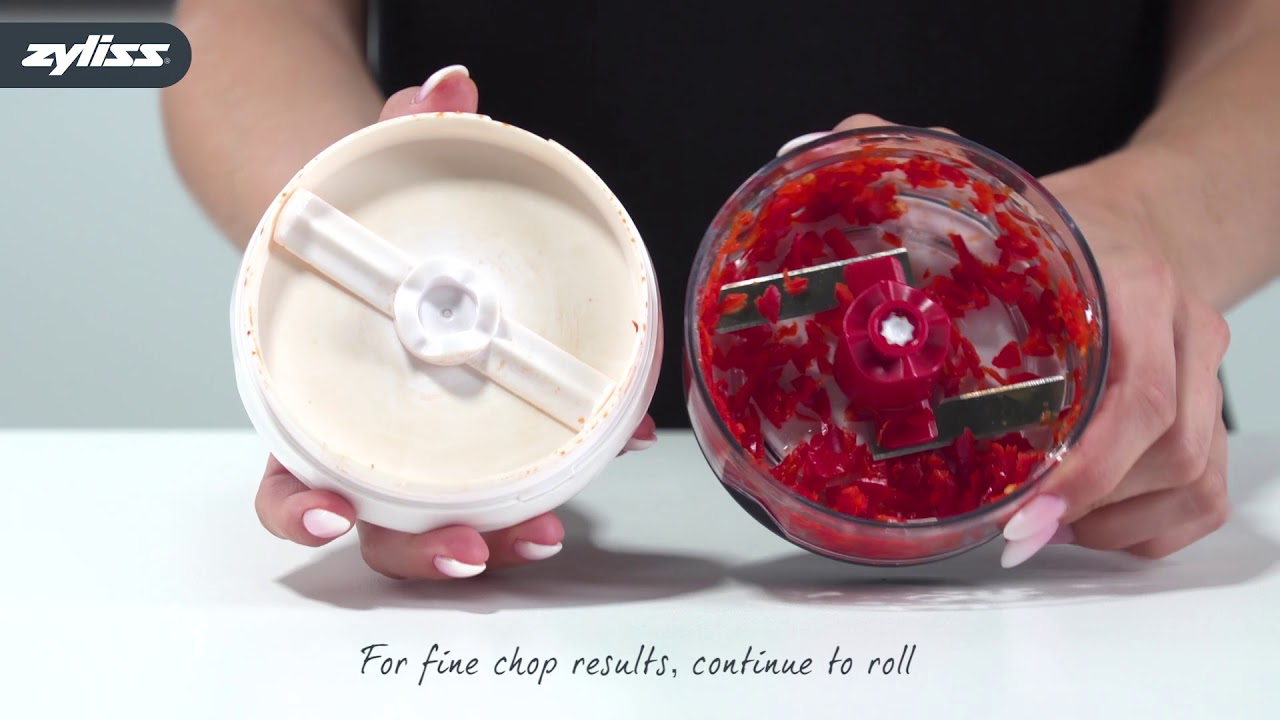 Zyliss Twist & Roll Mini Chopper - YouTube