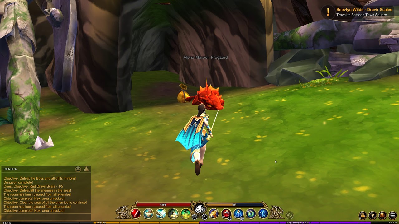 [AdventureQuest 3D] Alpha Maroon Frogzard - YouTube