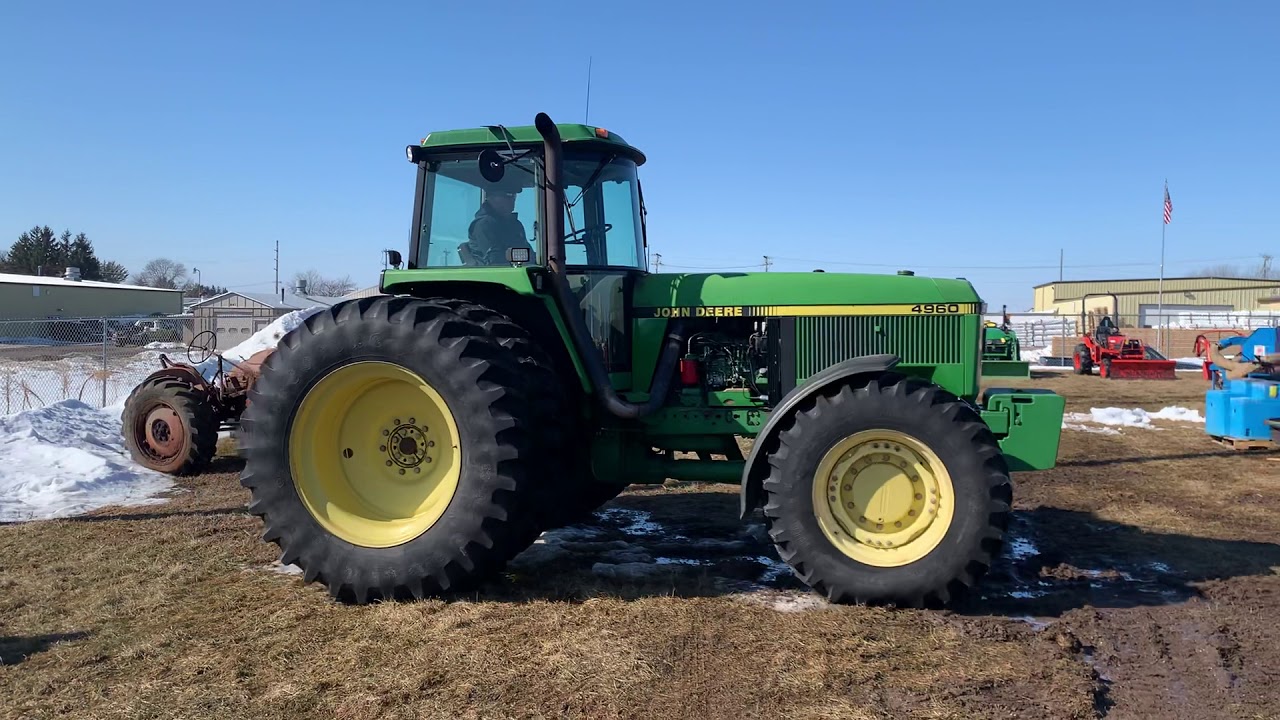 John Deere 4960 Tractor - YouTube