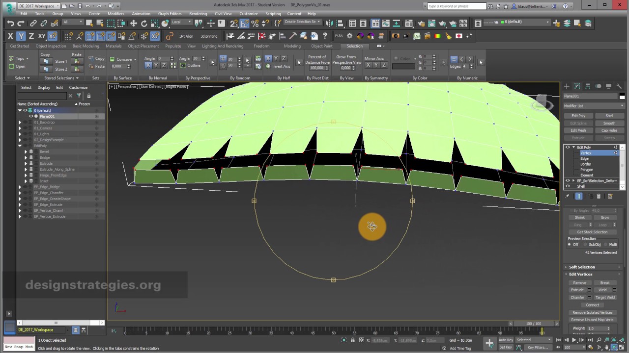 "Edit Poly" Modifier in 3ds max - YouTube