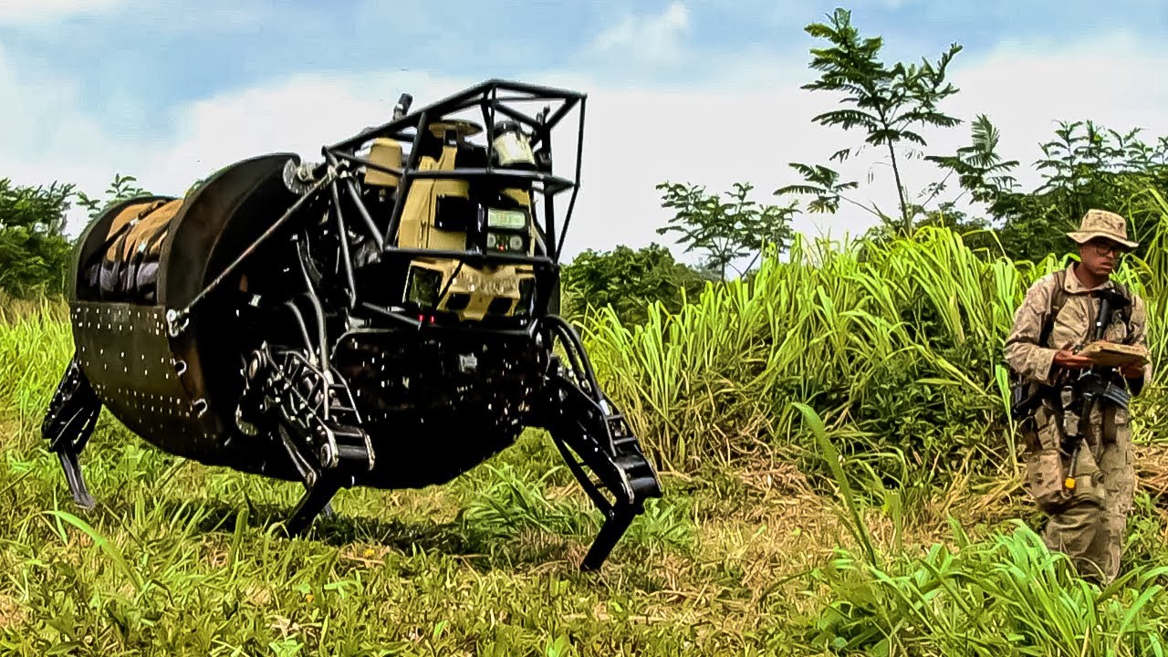 "Legged Squad Support System (LS3): Military Robotic Pack Mule" - YouTube