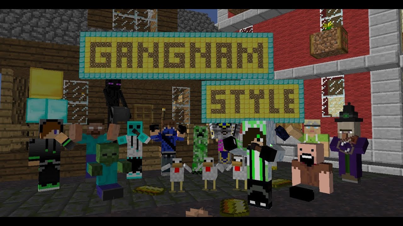 Minecraft Gangnam Style! (Minecraft Animation) - YouTube