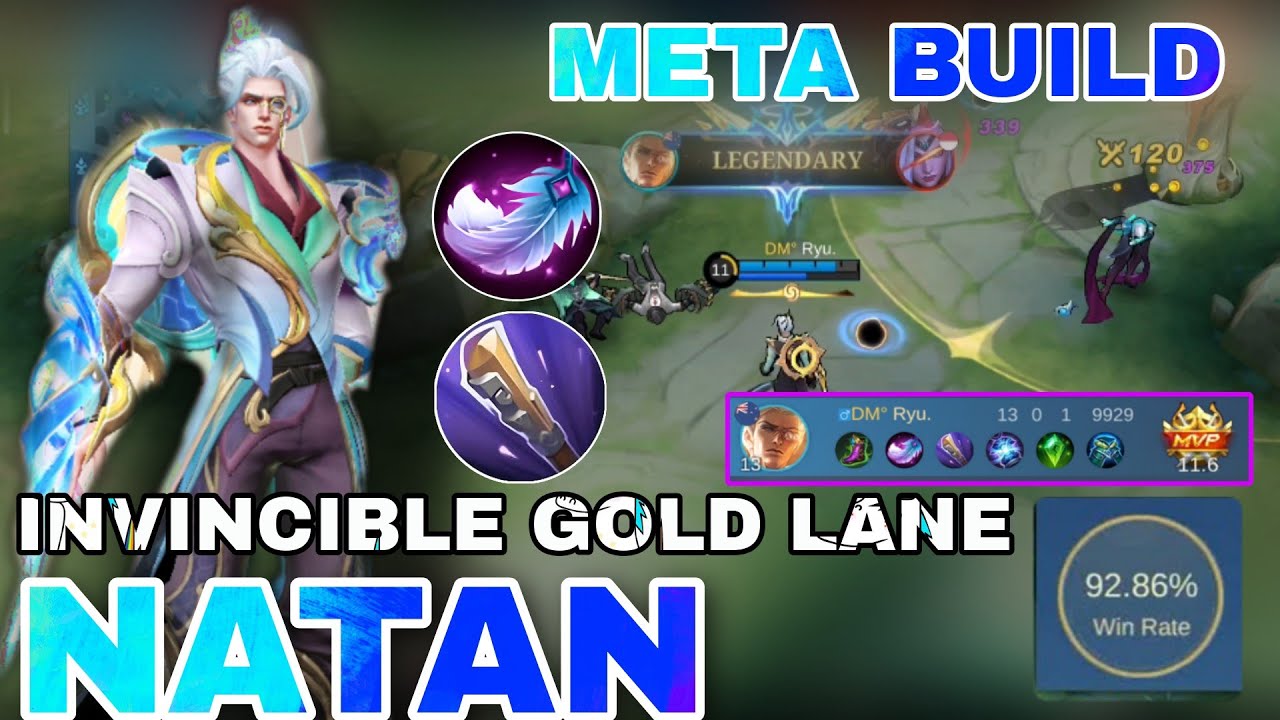 Cara Main Natan Buff🔥 Combo Natan Item Tersakit 2023🔥 Natan