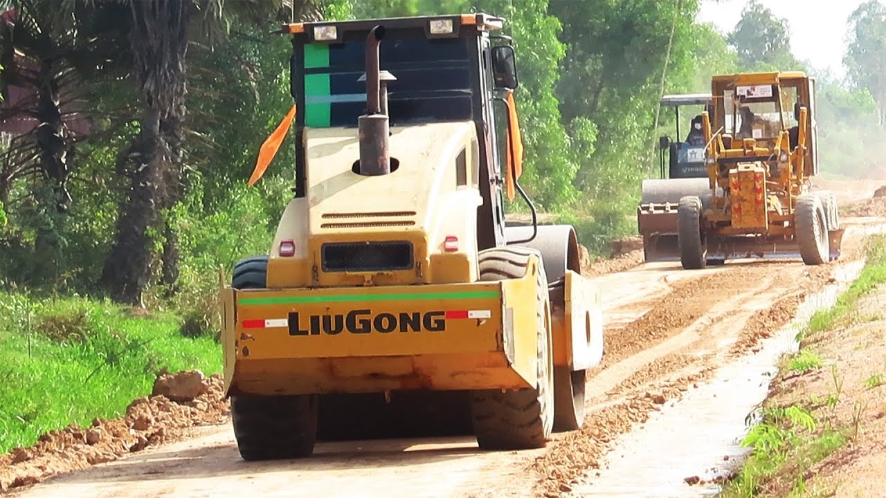 Best incredible making long Road, Dump truck Technical work and Build a ...