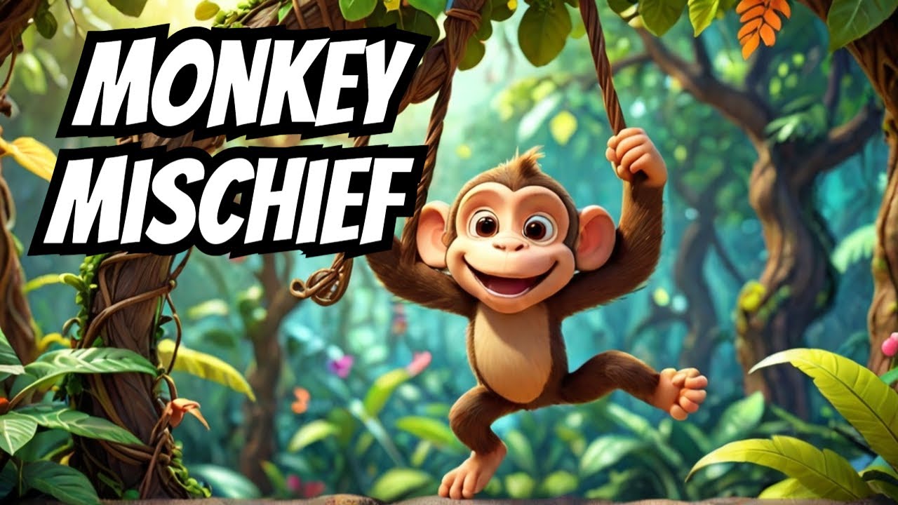 MISCHIEF MONKEY | The Lions Lesson - Animated Moral Story For Kids ...
