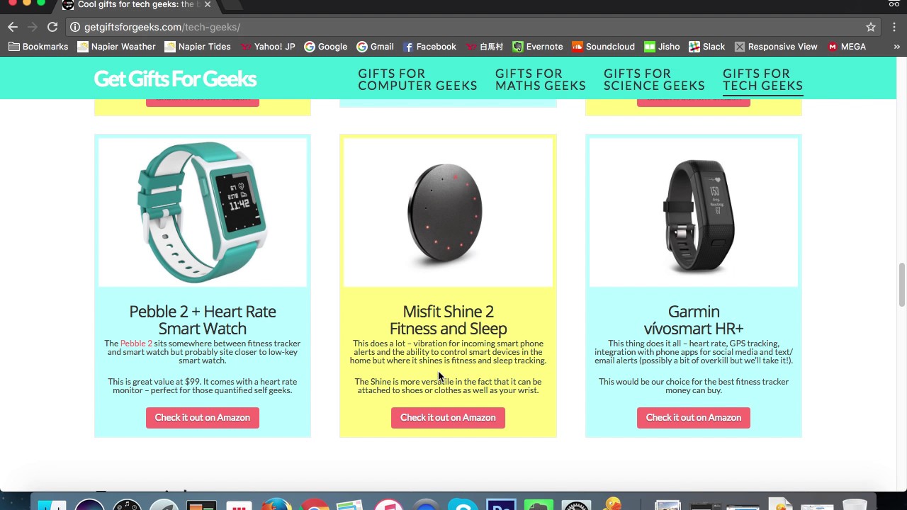 Cool gifts for tech geeks (2017 ed.) - YouTube