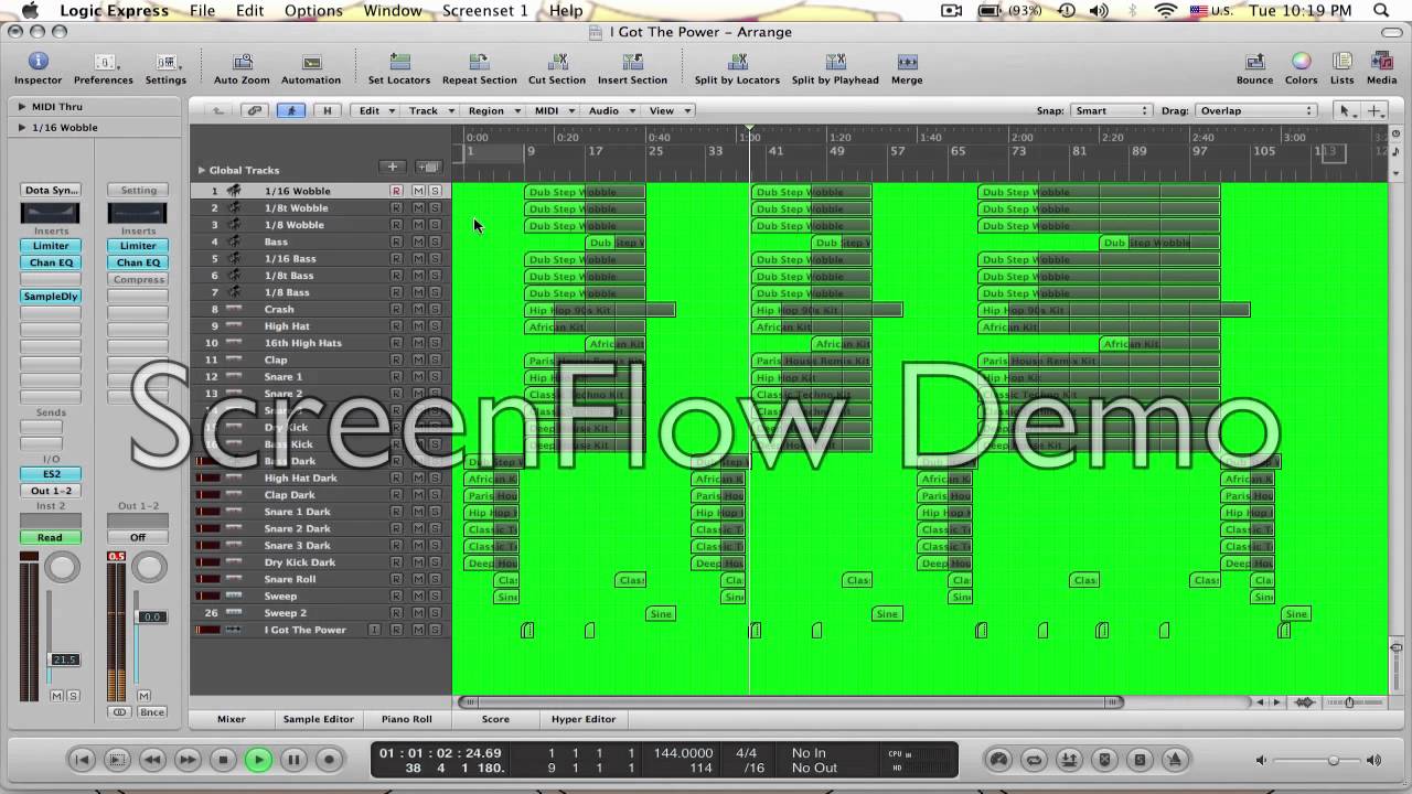 Dubstep Logic Pro 9 - YouTube