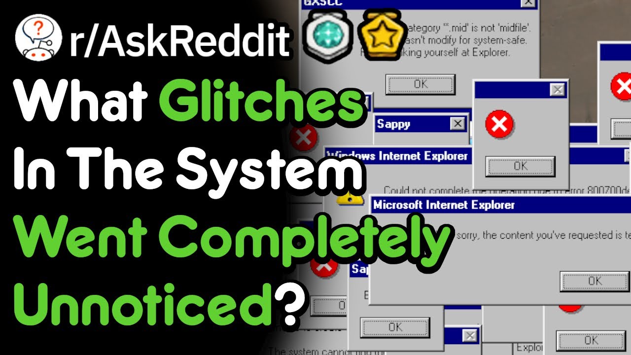Glitches In The System That Went Unnoticed (r/AskReddit) - YouTube