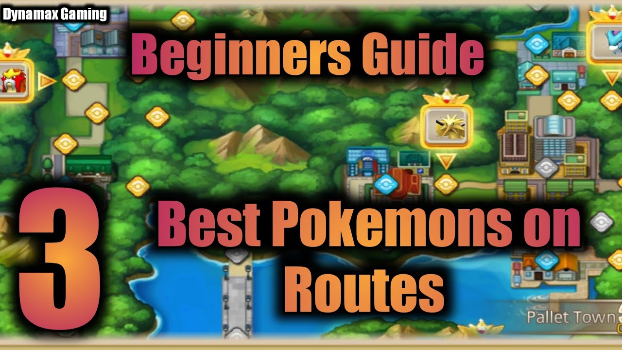 Beginners guide part 3 Best Team from Routes Pokemon Trainer Canyon # ...