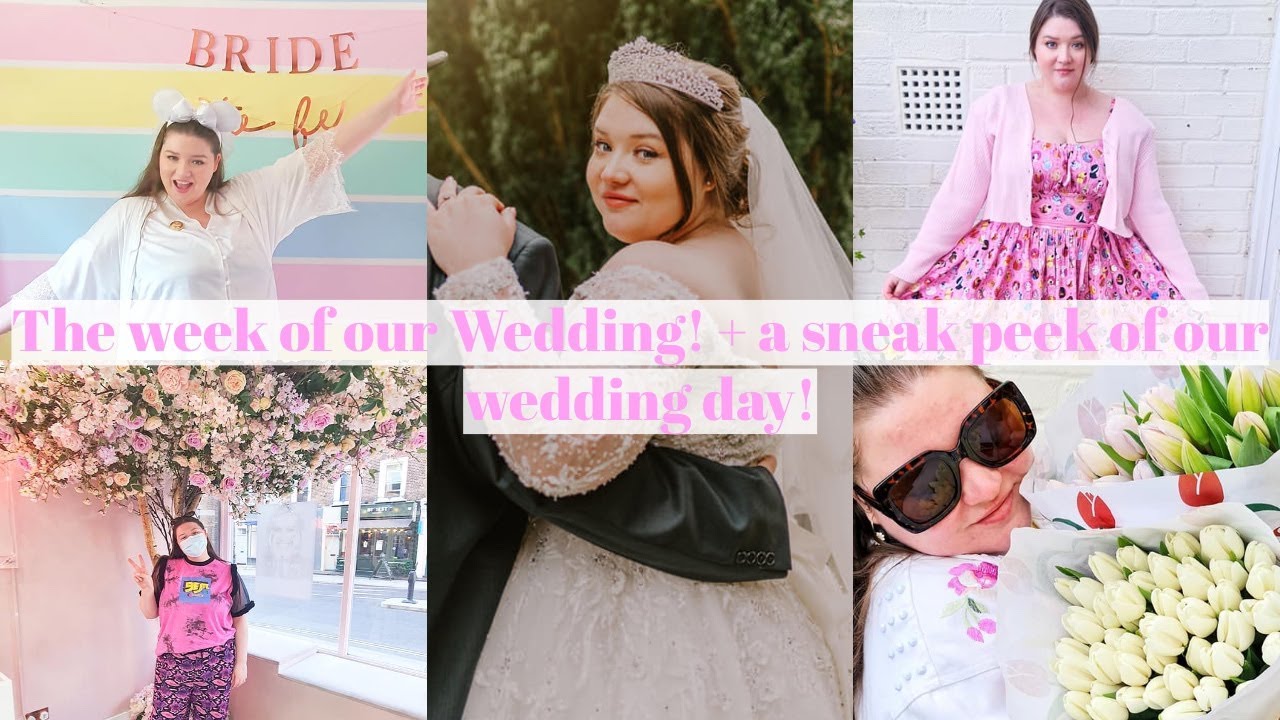 THE WEEK WE GOT MARRIED + sneak peek of our wedding photos! - YouTube