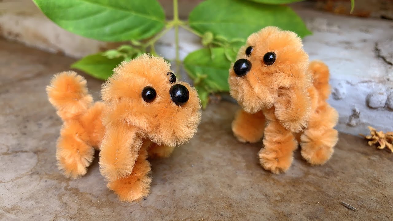 ABC TV | How To Make Miniature Dog With Pipe Cleaner - Craft Tutorial - YouTube