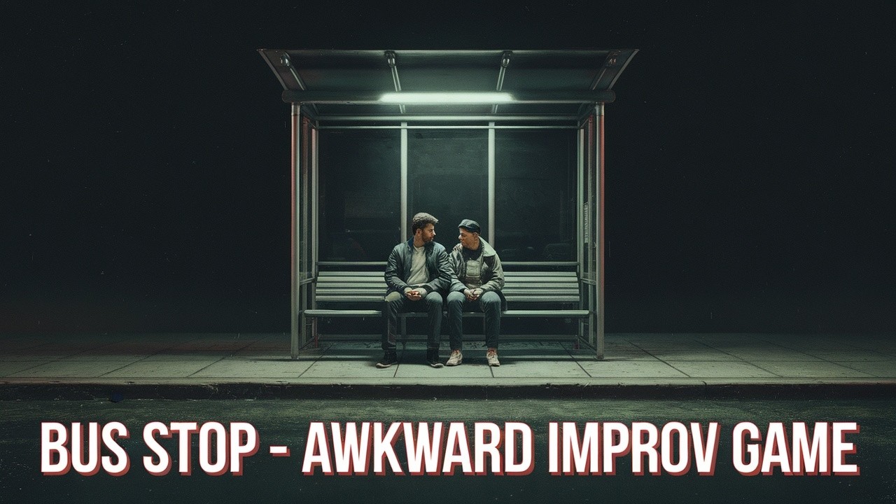 BUS STOP 2 (Awkward & Fun - Improv/ Acting Game) - YouTube