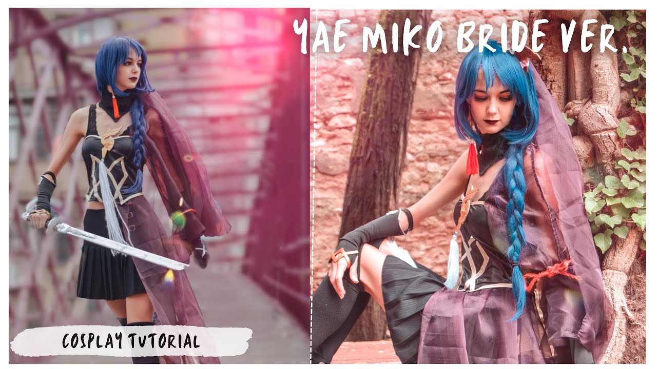 How To Make A Raiden Shogun Bride Cosplay From Genshin Impact - YouTube