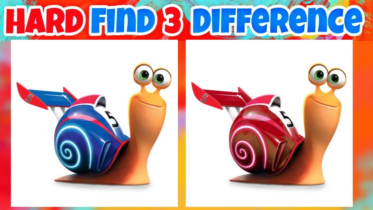 Hard Find The Difference - Turbo Movie | Spot The 3 Difference - YouTube