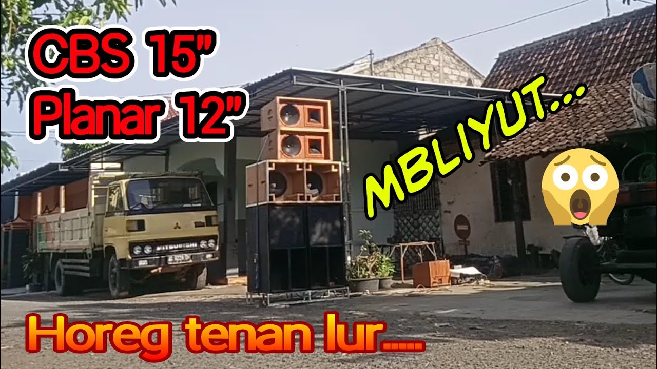 Cek sound CBS 15 inch horegg.. - YouTube