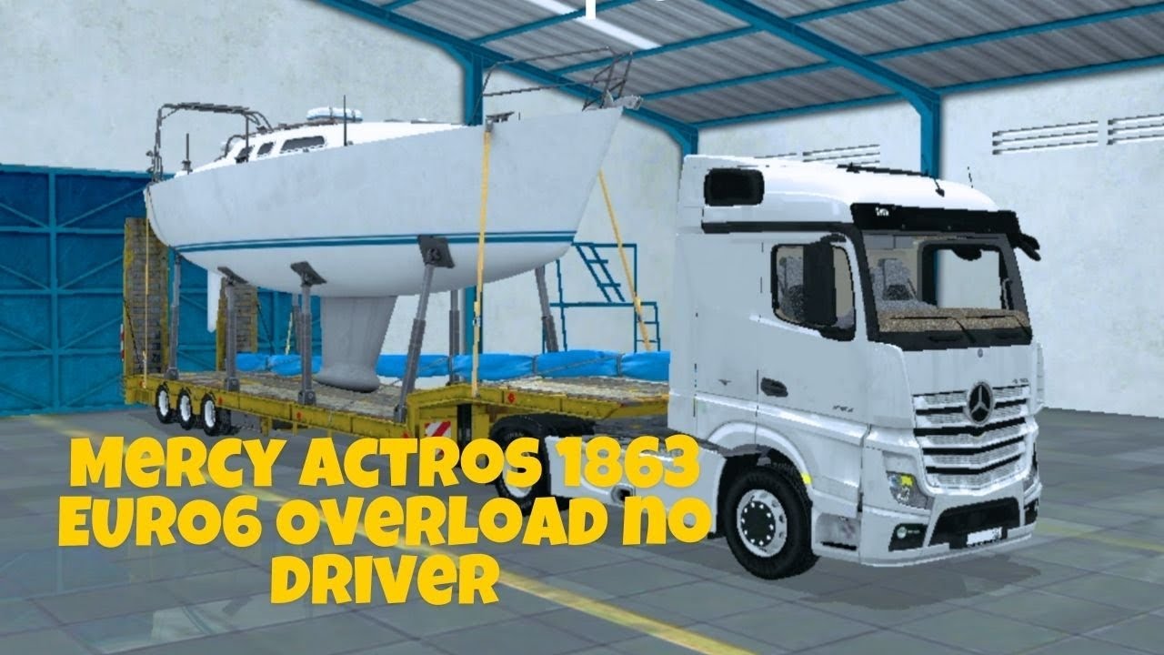 Mercy Actros 1863 EURO6 Overload no driver - YouTube