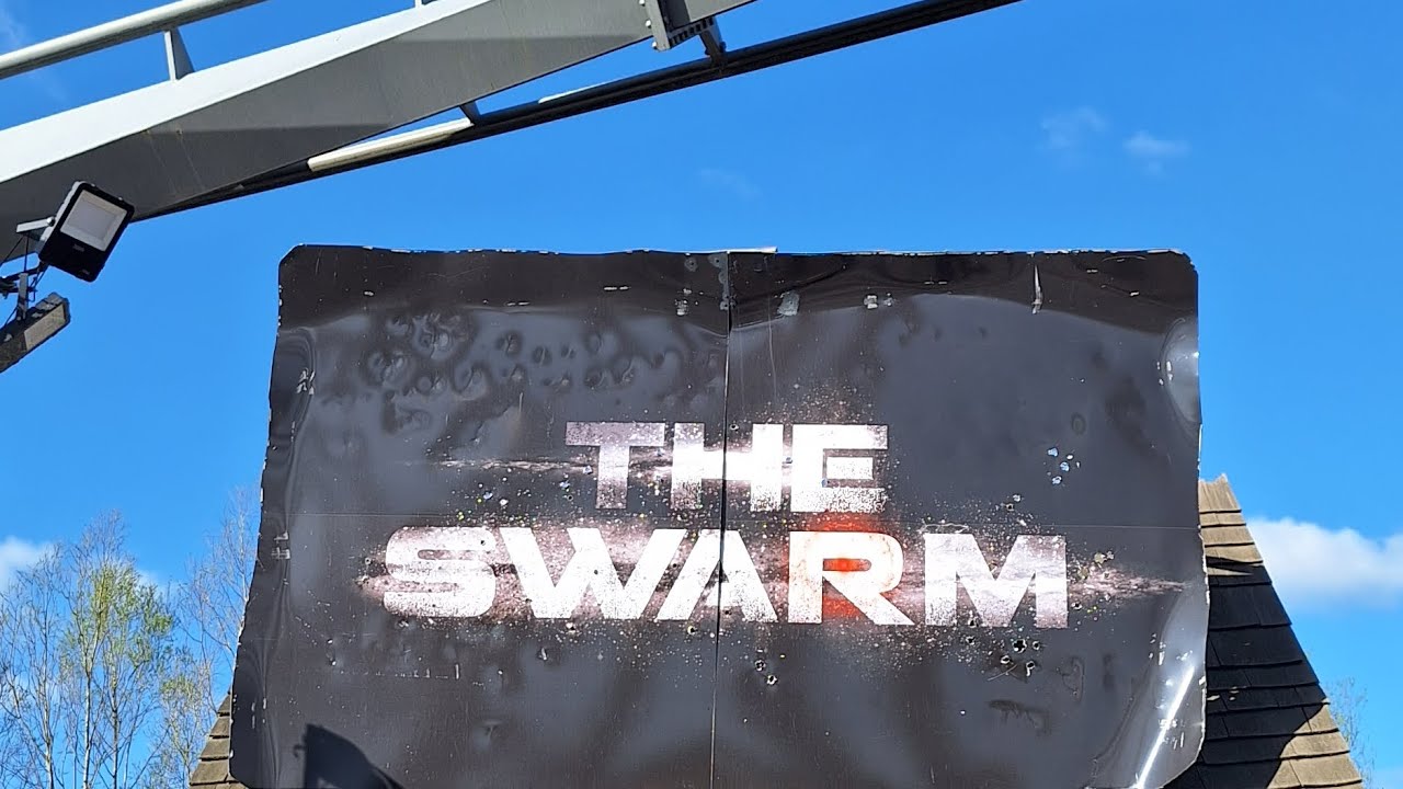 SWARM THORPE PARK OFF RIDE FOOTAGE. - YouTube