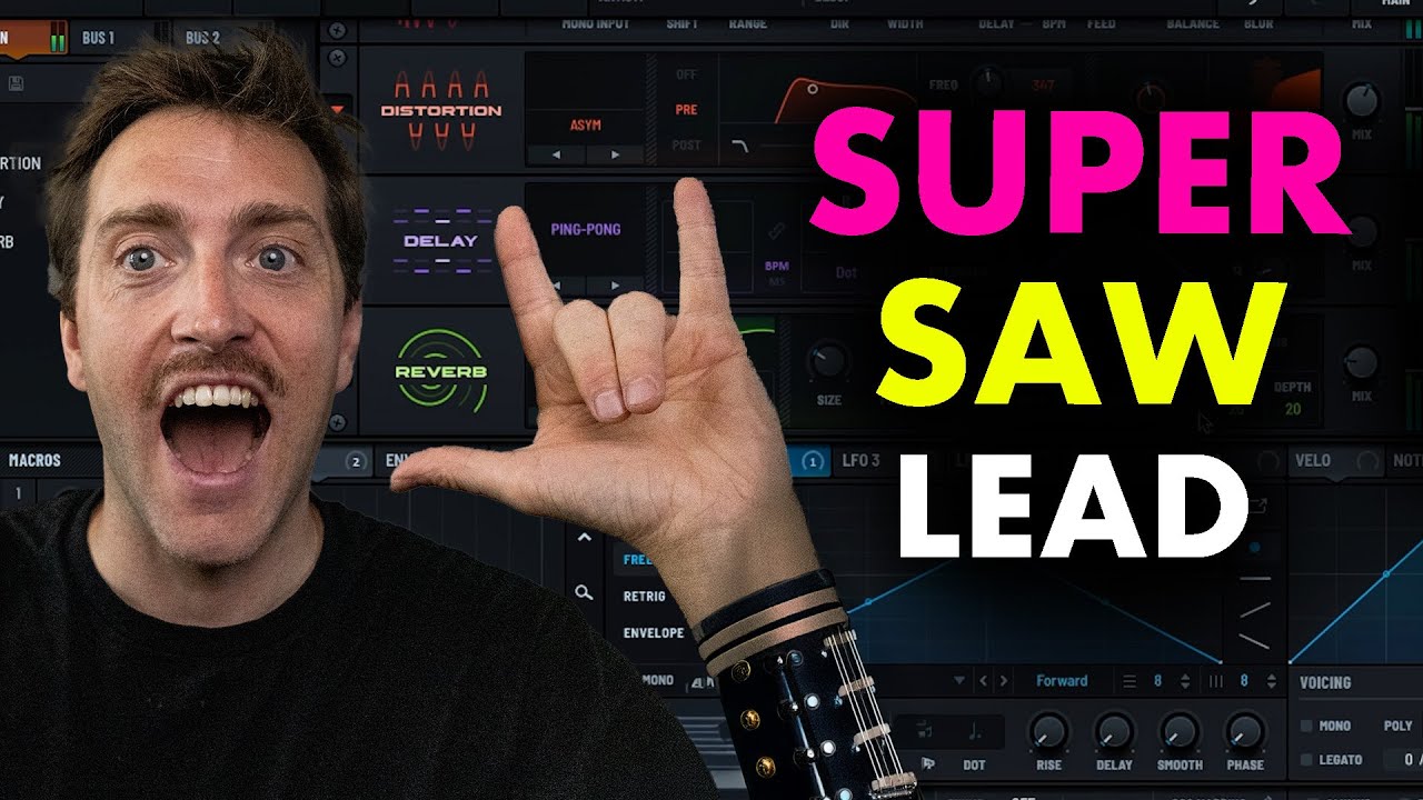 Gated Super Saw Lead - Psytrance Tutorial Ableton - YouTube