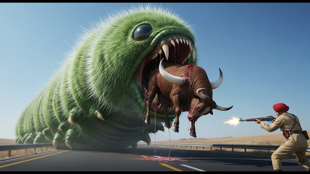 Giant Bug Attacks Greedy Cow in Cornfield 🐄 | Heart-Stopping Animal ...