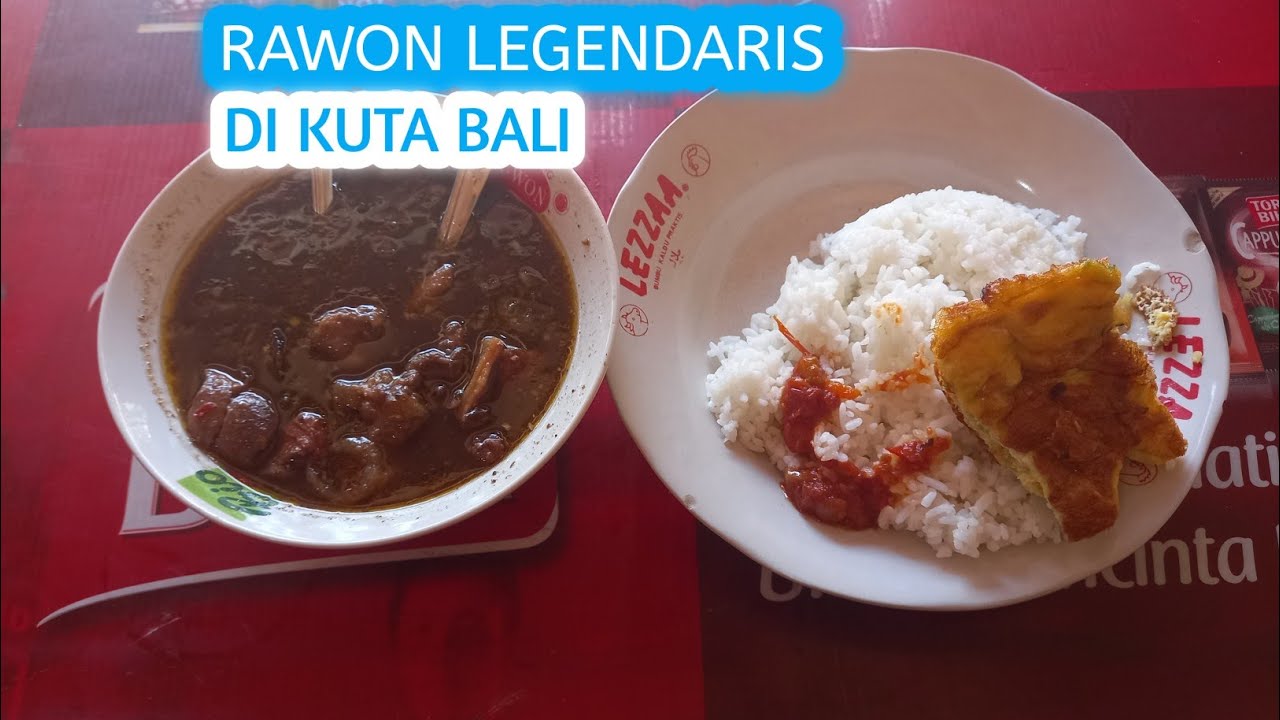 RAWON LEGENDARIS DI KUTA BALI JUALAN SUDAH 35 TAHUN!!! BALI STREET FOOD ...