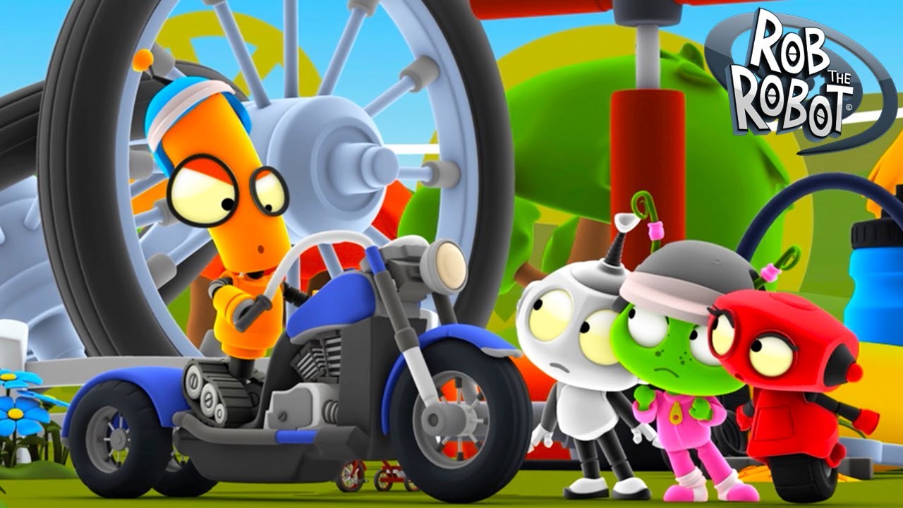 Your First Motorbike | Rob the Robot & Friends - Funny Kids TV - YouTube