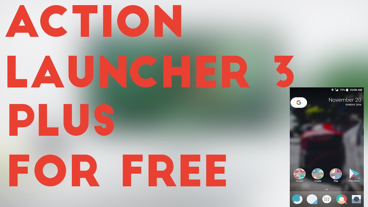 ACTION LAUNCHER PLUS FOR FREE - YouTube