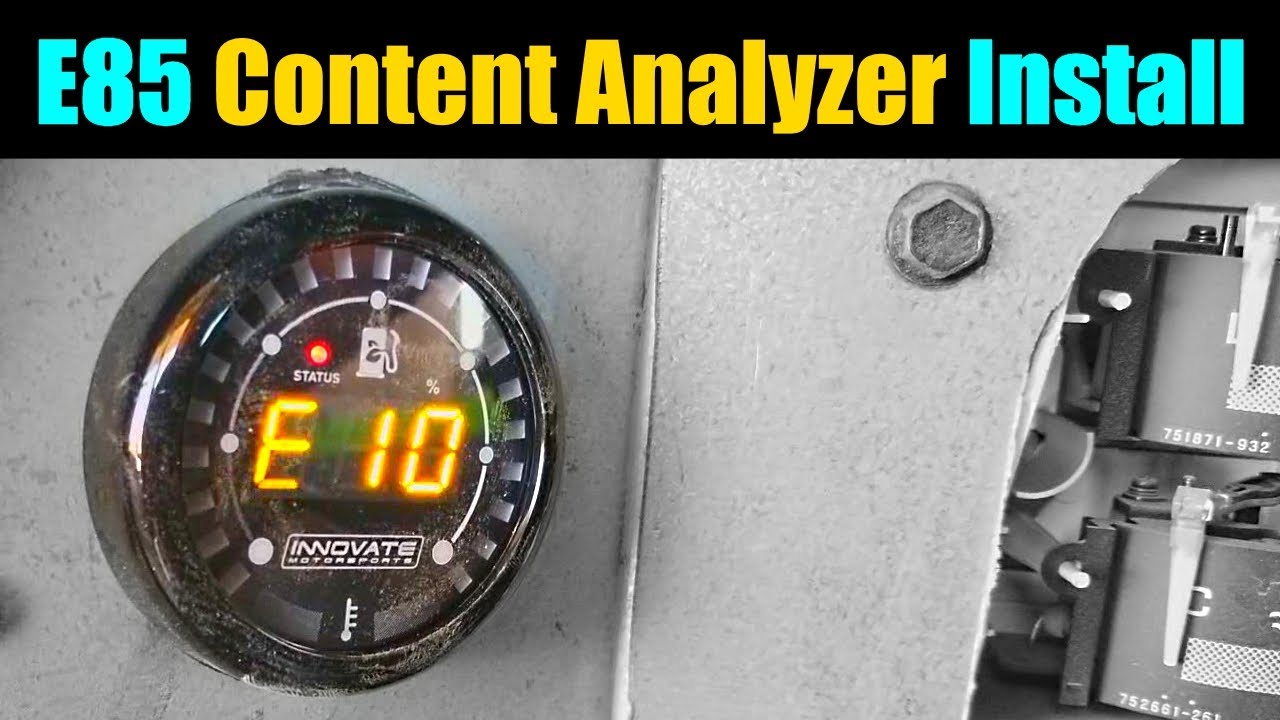 Flex Fuel Ethanol Content Analyzer Installation And Explanation ...