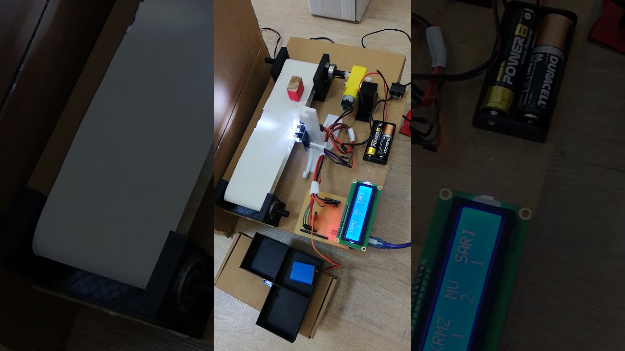 Arduino Renk Ayıran Bant Projesi 507 996 72 73 Youtube