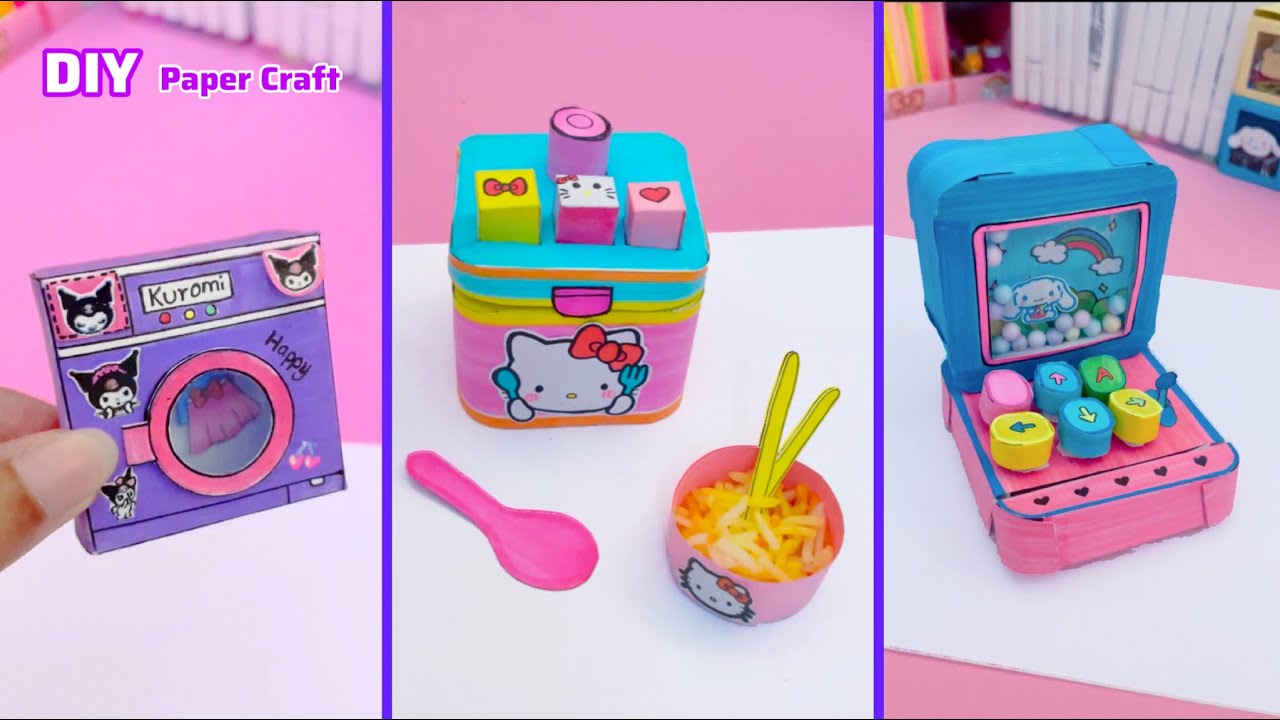 DIY Miniature Crafts Idea / Paper Craft Ideas /Easy Craft Ideas ...