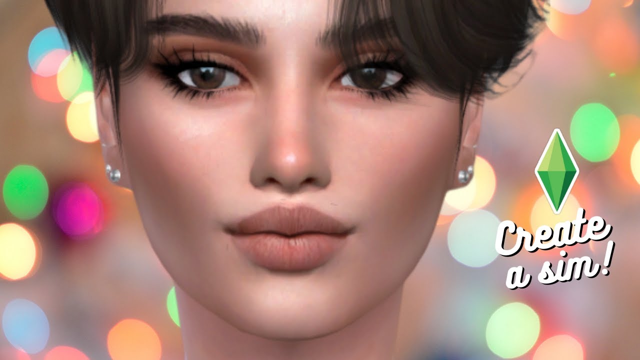 CREATE A SIM 💎 THE SIMS 4 CAS MAKING A REALISTIC SIMS IN THE SIMS 4 🍑 ...
